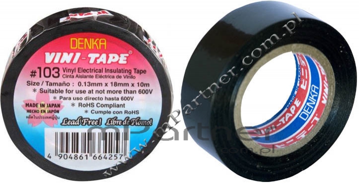 Taśma izolacyjna VINI-TAPE PCV 19mm x 10m #103